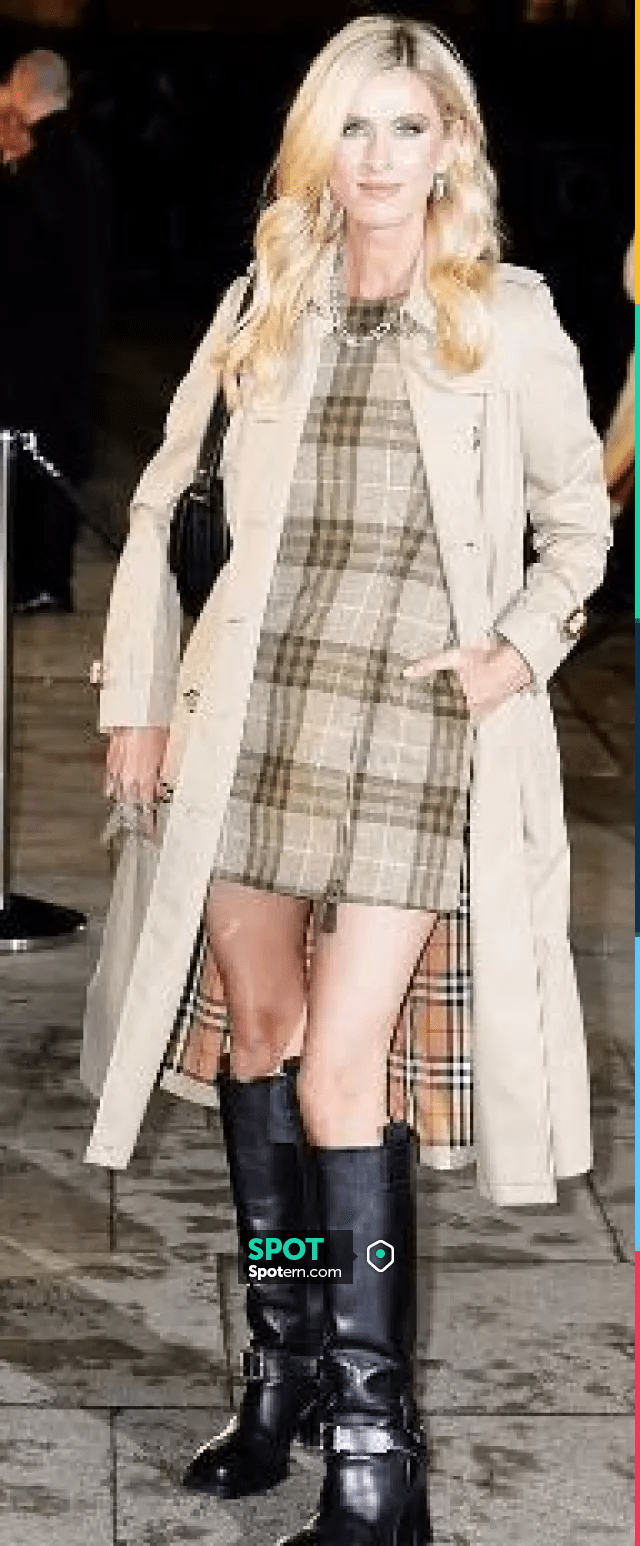 Burberry Saddle High Leather Boots worn by Nicky Hilton Rothschild at ...