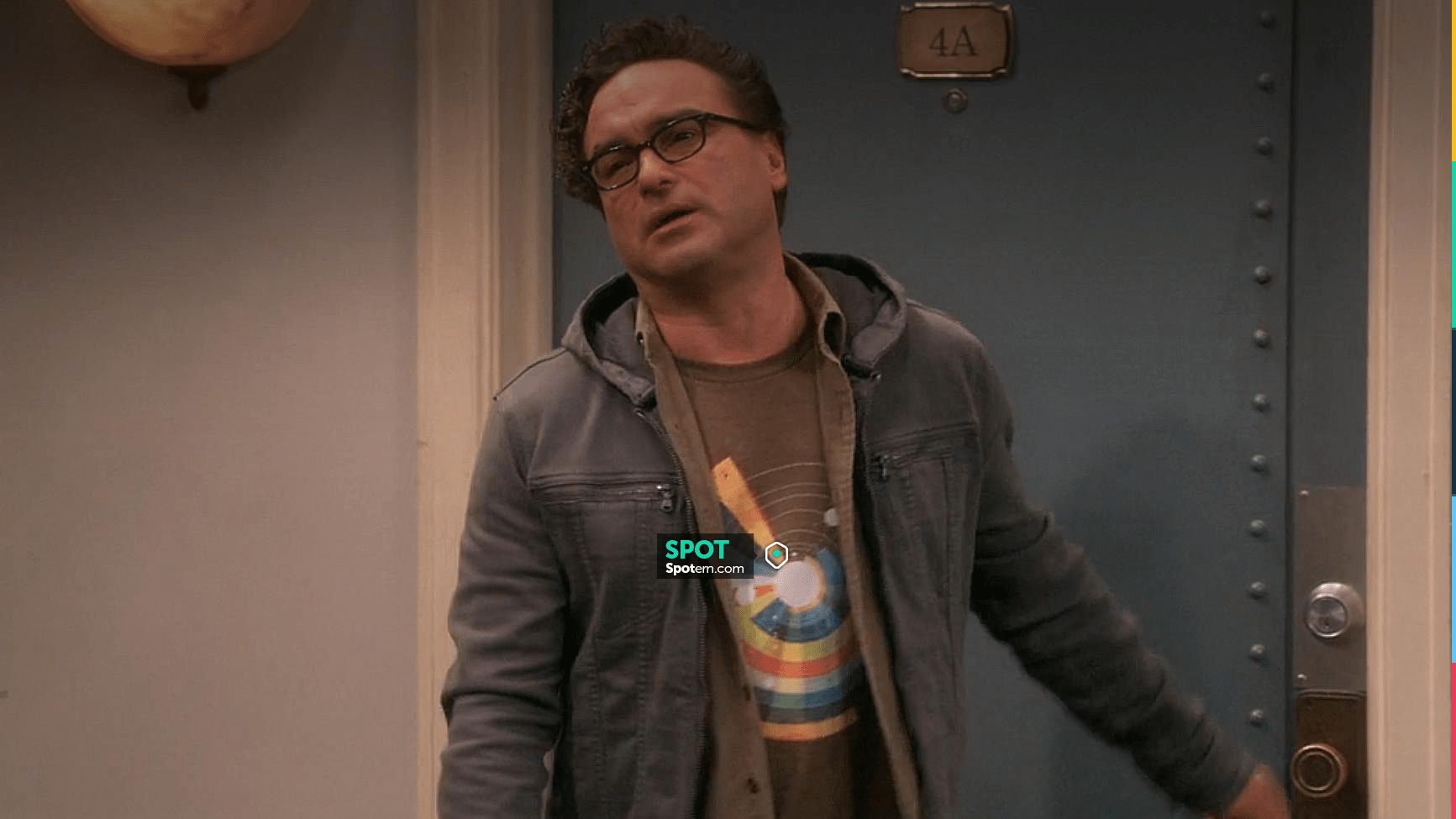 Galaxy Vortex Graphic T-Shirt worn by Leonard Hofstadter (Johnny ...