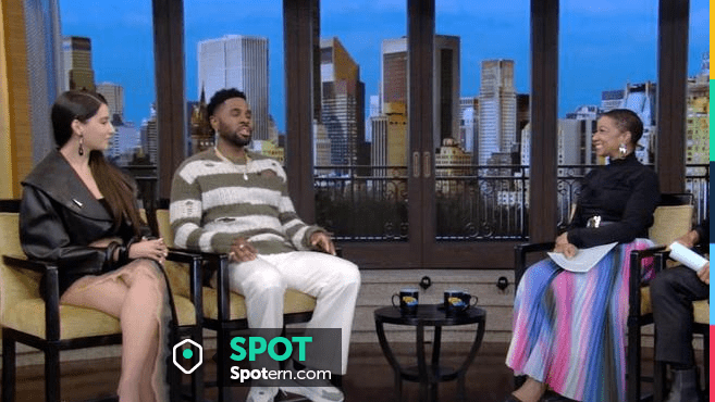 Grace Ling Flame Slit Maxi Skirt worn by Kelly Ripa as seen in LIVE ...