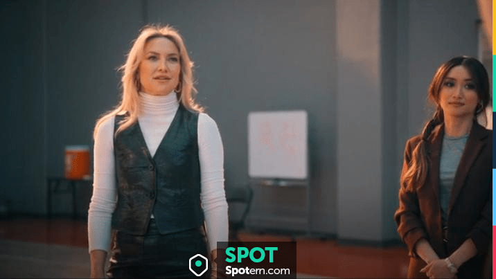 Helmut Lang Embossed SKirt worn by Isla Gordon (Kate Hudson) as seen in ...