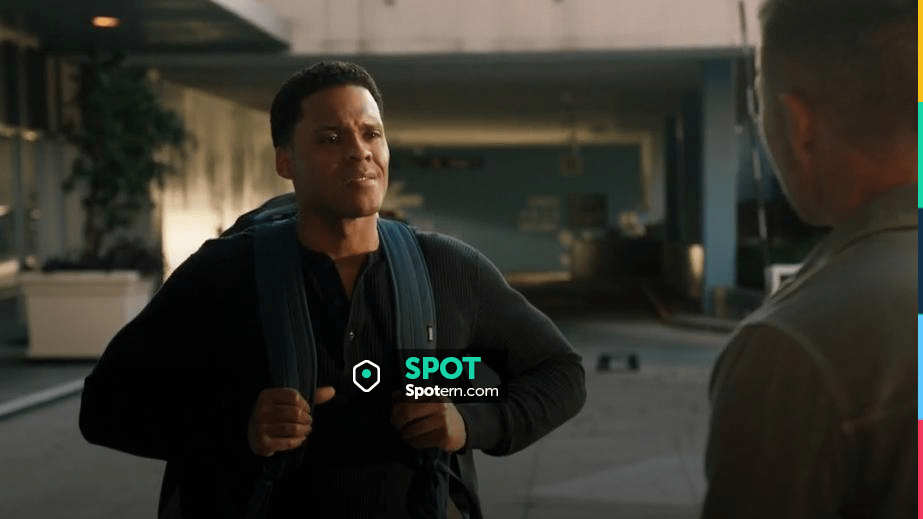 Rag & Bone Bennet Knit Henley Shirt worn by Miles Penn (Deric Augustine ...