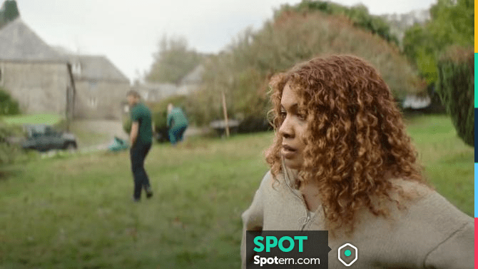 Barbour Knitted Jumper worn by Stella (Rebekah Murrell) as seen in ...