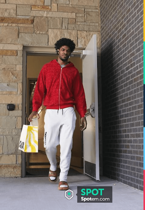 Crocs NBA Brown 'Echo' Slides worn by Scoot Henderson on the Instagram ...