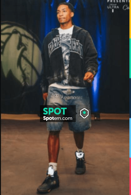 Hmdd Blue Denim 'Demna' Shorts worn by Rob Dillingham on the Instagram ...