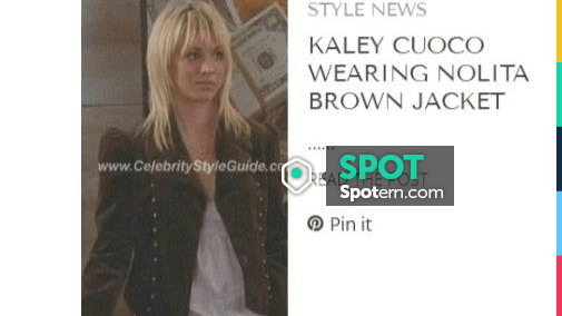 Nolita Brown studded IT Cotton blazer Jacket worn by Billie Jenkins ...