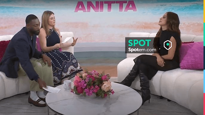 3.1 Phillip Lim Compact Rib Tulip Top worn by Anita as seen in Today ...