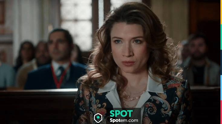 Etro Floral Satin Single-Breasted Jacket worn by Diane Oliver (Amanda ...