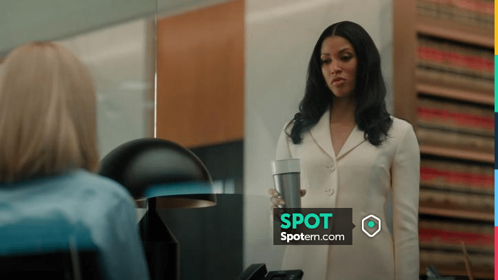 Dior 30 Montaigne Bar Jacket In White worn by Erica Rollins (Lex Scott ...