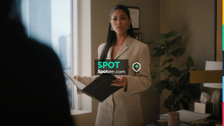 Jacquemus La Robe Bari Cutout Linen Minidress In Beige worn by Erica ...