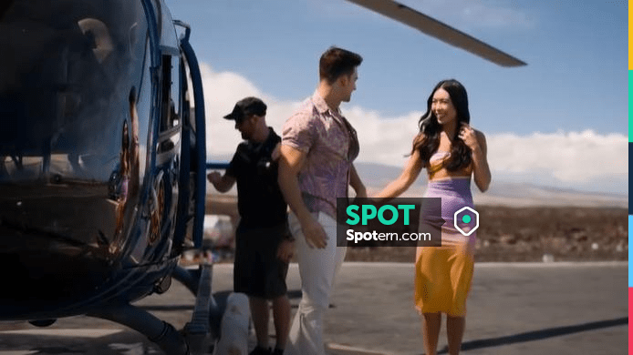 High Obsession Alba One Shoulder portée par Alexa Santamaria comme on le voit dans L’île de la ...