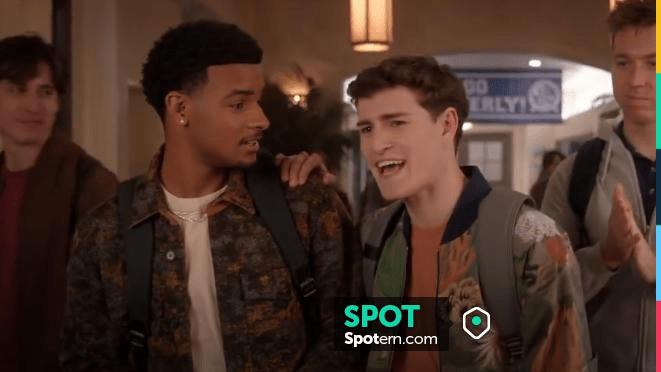 Scotch and Soda Seascape Bomber Jacket worn by Beverly High Football ...