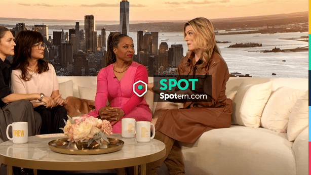 Staud Pink Shoko Midi Dress worn by Kameelah Phillips as seen in The ...
