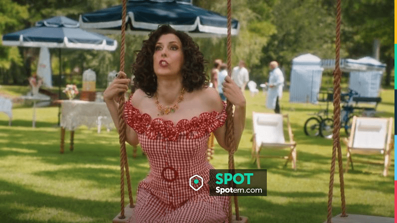 Gul Hurgel x Couper Becca Dress worn by Judy Gemstone (Edi Patterson ...