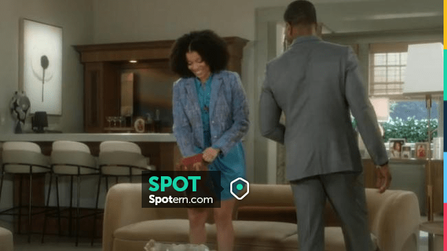 Ramy Brook Katelyn Satin Mini Shirtdress worn by (Ambyr Michelle) as ...