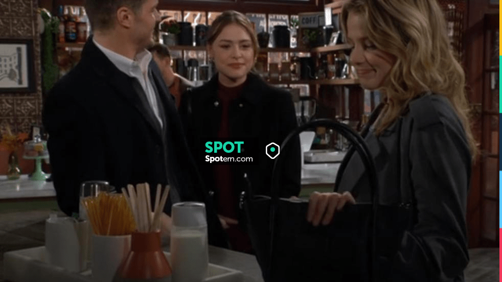 Kate Spade New York Faux Wool Coat worn by Claire Grace ( Hayley Erin ...