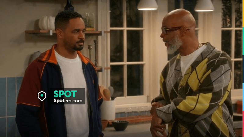 Nicholas Daley Colorblock Cotton Track Top worn by Damon (Damon Wayans ...