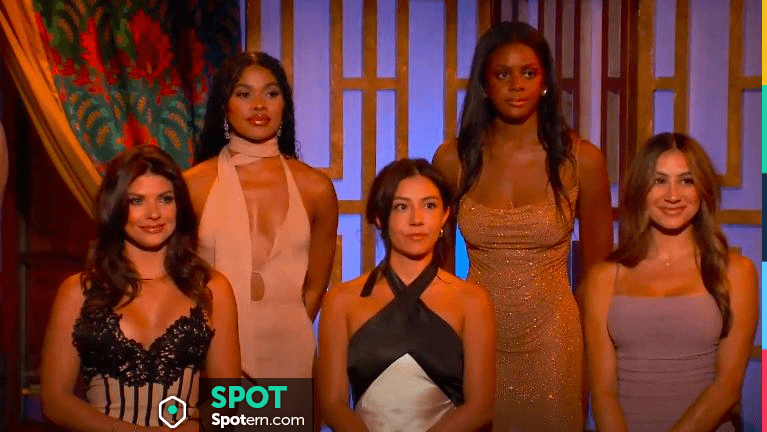 Micas Lace Slip Midi Dress worn by Alli Jo Hinkes as seen in The ...