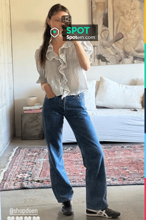 Jessica McCormack Carmela Diamond & Blackened Gold Spaghetti Hoop ...