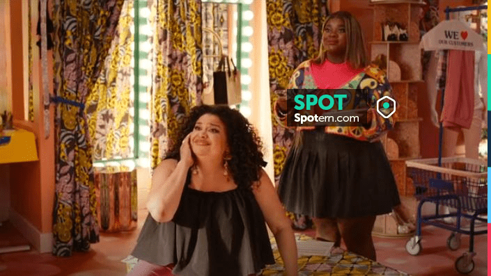 Dolls Kill Club Exx Alien Print Color Block Cardigan worn by Nala ...