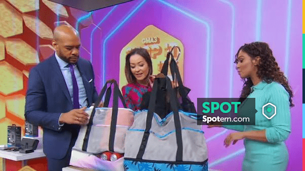 Merokeety V Neck Ribbed Sweater Dress in Lake Blue worn by Milly ...