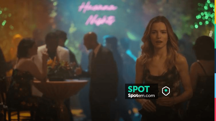 Topshop Cowl Neck Cami Slip Maxi Dress worn by Danielle Simms (Willa Fitzgerald) as seen in ...