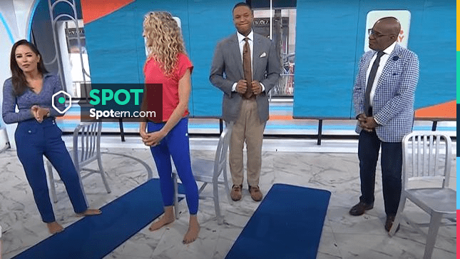 Veronica Beard Chandra Polo Top worn by Kaylee Hartung as seen in Today ...