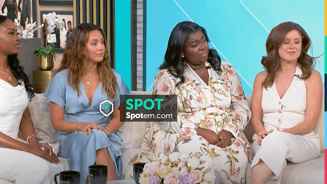 Zara Satin Effect Midi Dress worn by Ariana Castell as seen in Tamron ...