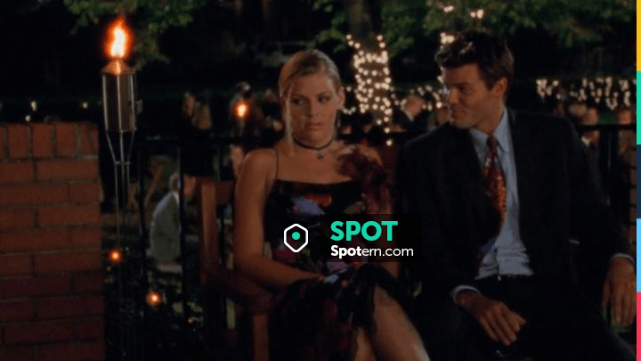Allen Schwartz Day-to-Night Black Floral Dress worn by Audrey Liddell ...