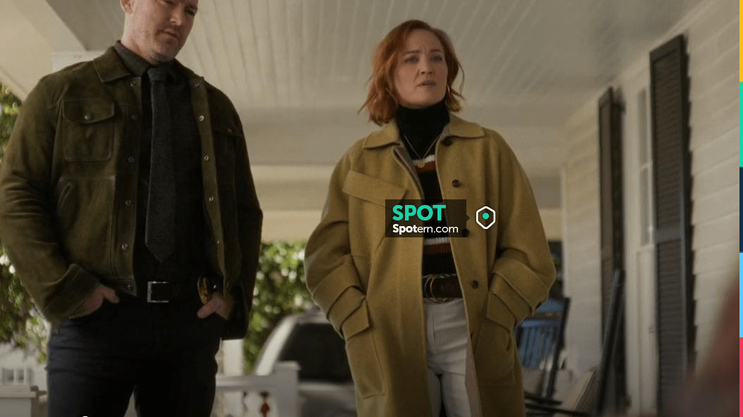 Rachel Comey Alves Trench worn by Angie Polaski (Erika Christensen) as ...