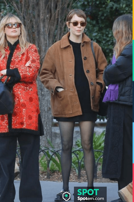 Celine Margaret Loafer with Triomphe Chain worn by Emma Stone in New York City on April 9, 2025 ...