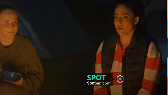 GAP 24/7 Split-Hem Polo Sweater worn by Marianne Feriera (Nicola ...