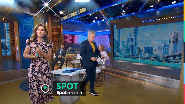 A.L.C. Remy Dress worn by Rebecca Jarvis as seen in Good Morning ...