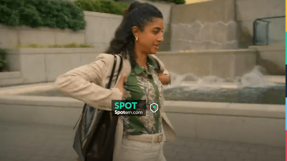 Sezane Claudio Shirt worn by Emily Price (Vella Lovell) as seen in ...