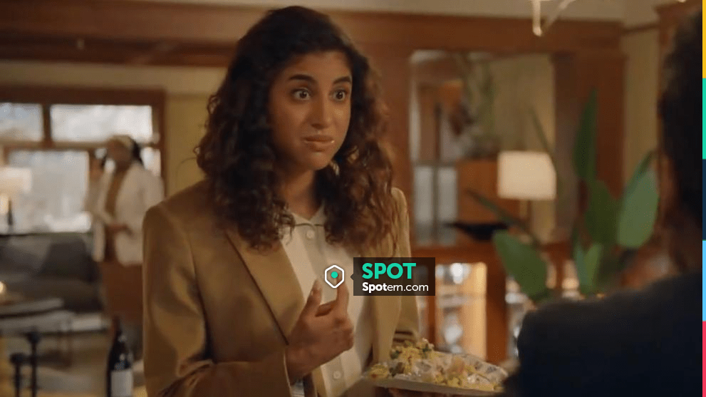 Oak + Fort Contrast Trim Sweater worn by Emily Price (Vella Lovell) as ...