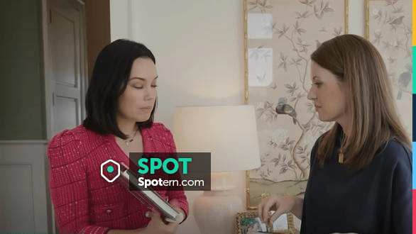 L'Agence Jenni Cardigan worn by Jo Ling Kent as seen in CBS Mornings on ...