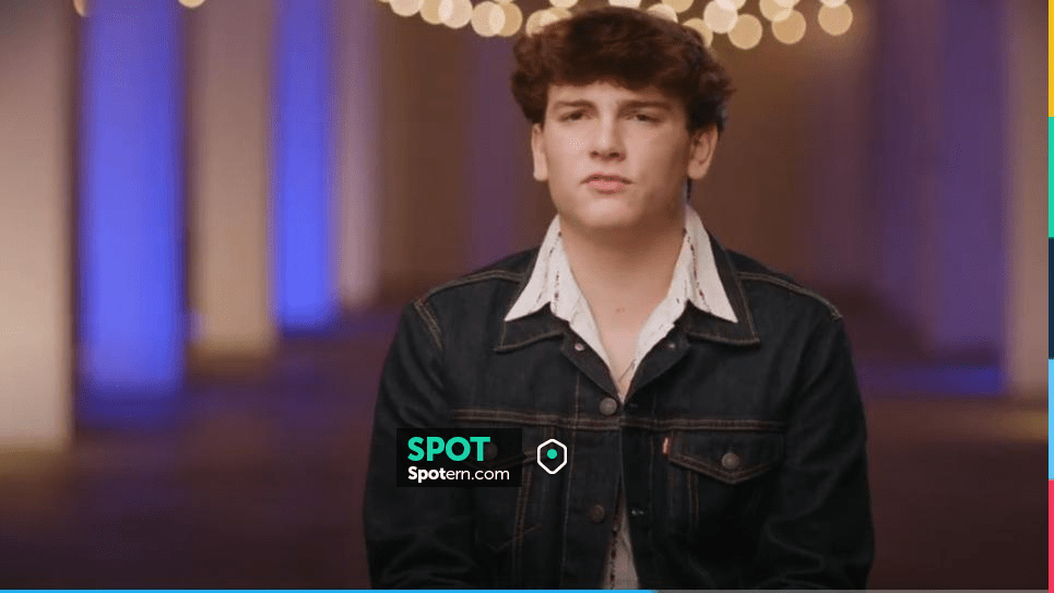 Levi's® Premium Relaxed Fit Trucker Jacket worn by Slater Nally as seen ...