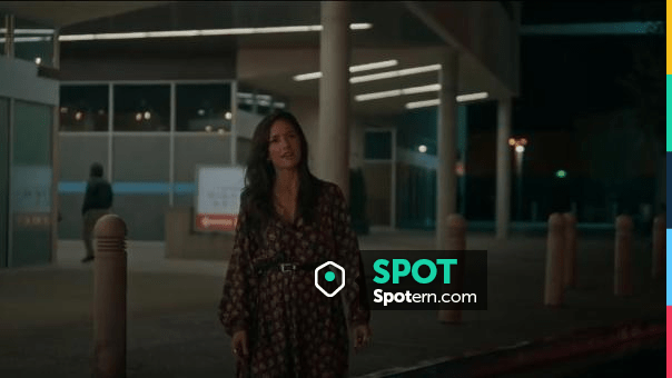 Natalie Martin Fiore Floral-Print Maxi Dress worn by Quinn O'Grady ...