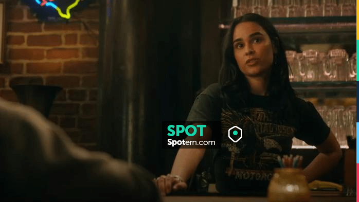 MadeWorn Rock Harley Tee worn by Ellie Estevez (Marianly Tejada) as ...