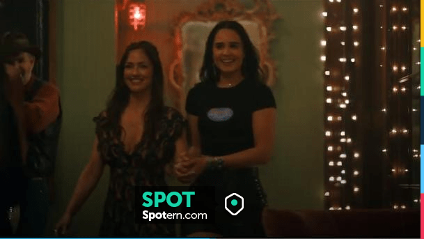 Secoli Summer Casual Plain Shorts Studded worn by Ellie Estevez ...