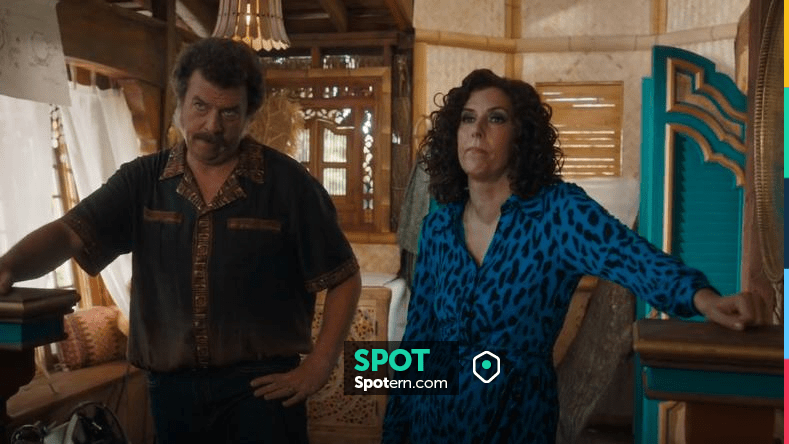 Diane Von Furstenberg Milly Wide-Leg Jumpsuit worn by Judy Gemstone ...