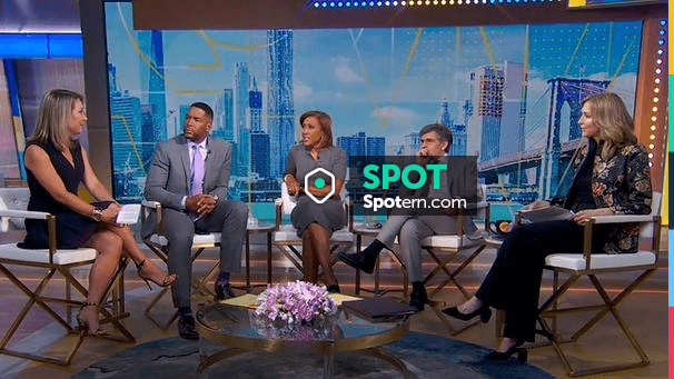 Reiss Sandy Wool Blend Rib Sweater Dress worn by Robin Roberts as seen ...