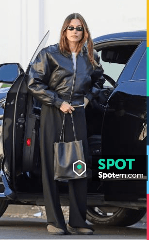 The Row Large to Go Tote Bag worn by Hailey Bieber in West Hollywood ...