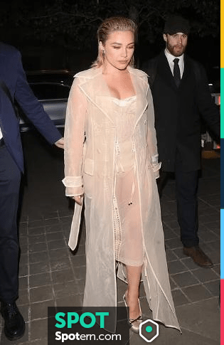 Dolce & Gabbana Satin Pumps worn by Florence Pugh in London post on ...