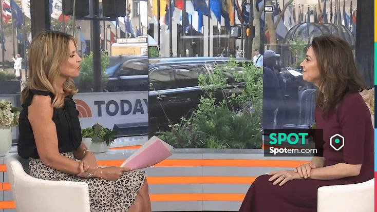 Gabriela Hearst Seymore Knit Midi Dress in Burgundy Merino Wool ...