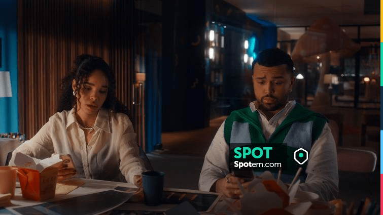 English Factory Sweater Polo Vest worn by Elliot (Spencer Rayshon Stevenson) as seen in The Z ...