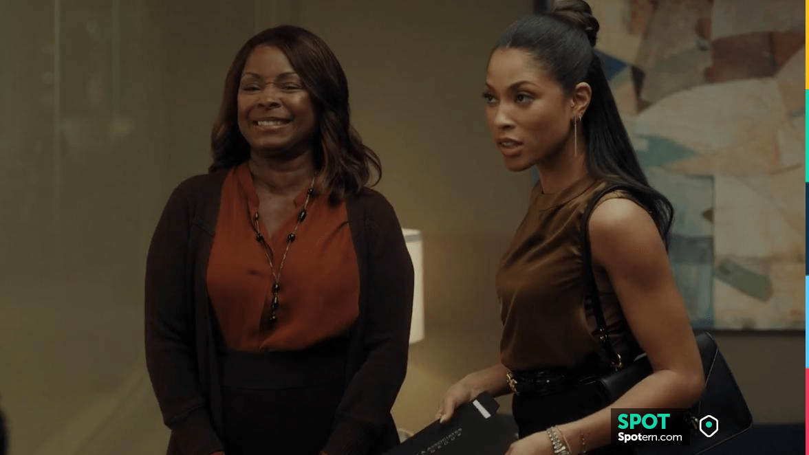 Christian Dior Smooth Calfskin Mini C'est Flap Bag Black worn by Erica ...