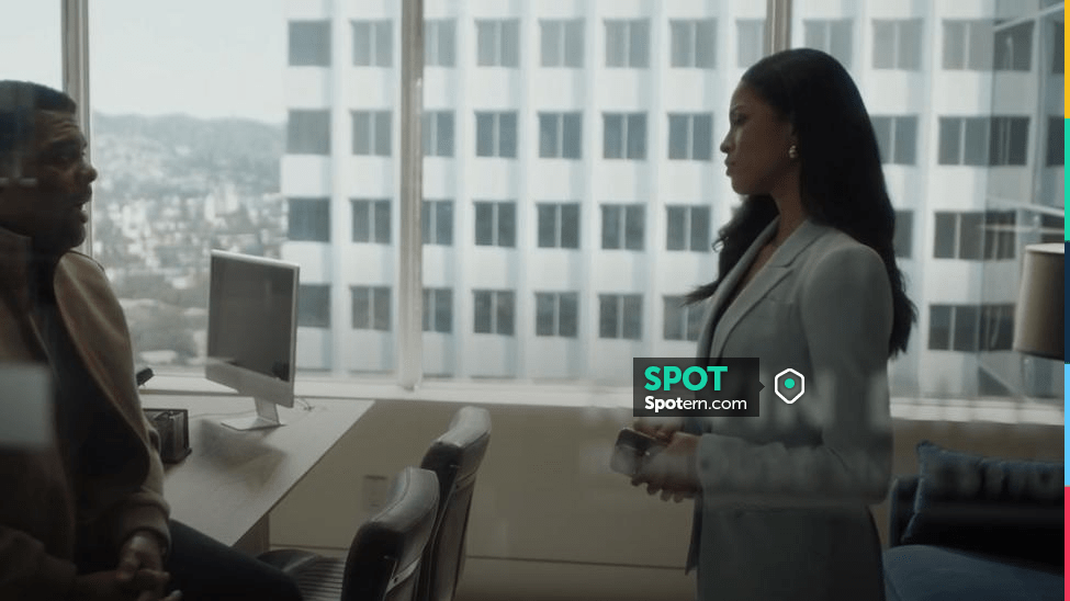 McQueen Leaf Crepe Blazer worn by Erica Rollins (Lex Scott Davis) as ...