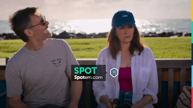 Rails White Pink Pam Tree Embroidered Button Up Shirt worn by Kate ...