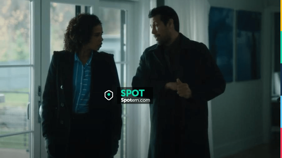 Harris Wharf London Women Long Double Breasted Tailored Coat Black worn ...