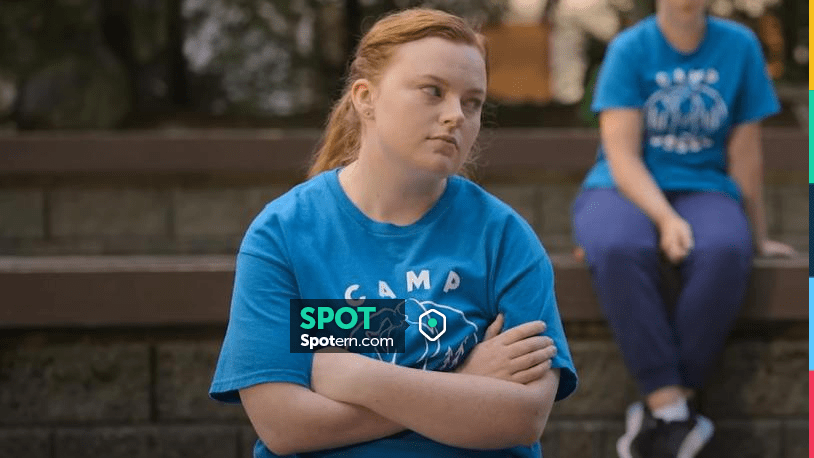 Blue Camp Laussel T-Shirt worn by Whitney Carmichael (Rachel Boudwin ...